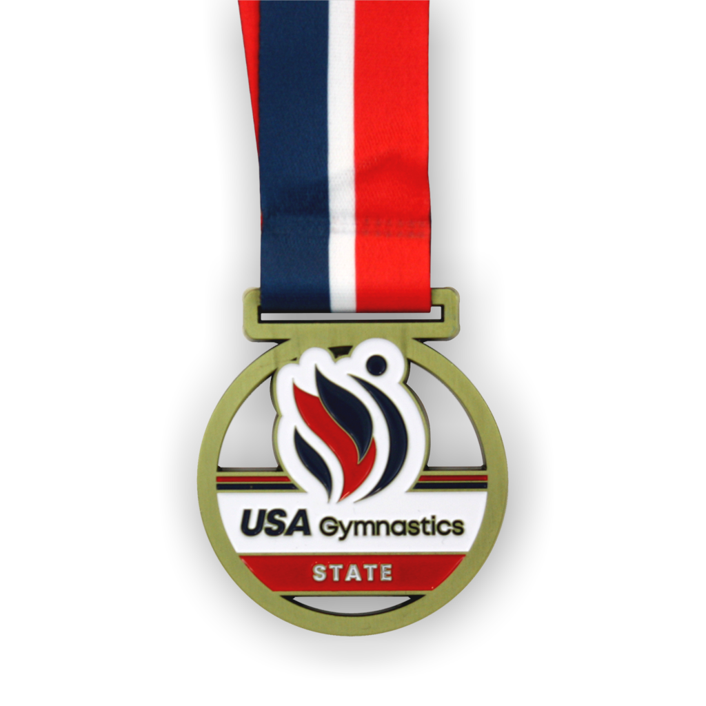Official USA Gymnastics State Medal | A-1 Awards, Inc.